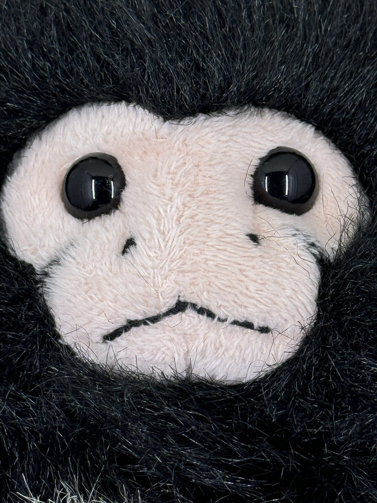 ADORABLE Stuffed Black Monkey. Hands and Feet Hook & Loop together | eBay