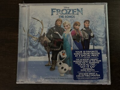 Frozen: the Songs by Various (CD, 2014) - Sticker Sheet and Poster ...