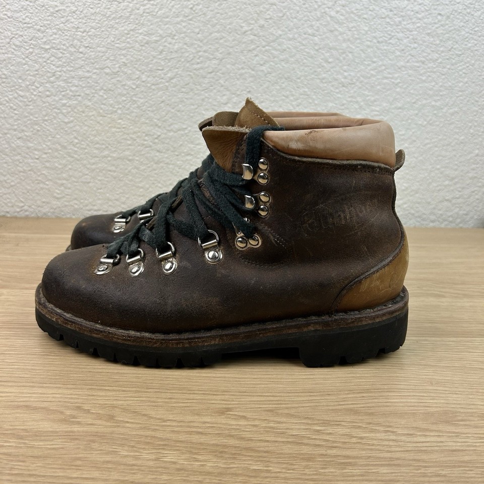 Vintage 90’s Dunham Continental Tyrolean Mountain Hiking Boots Vibram ...