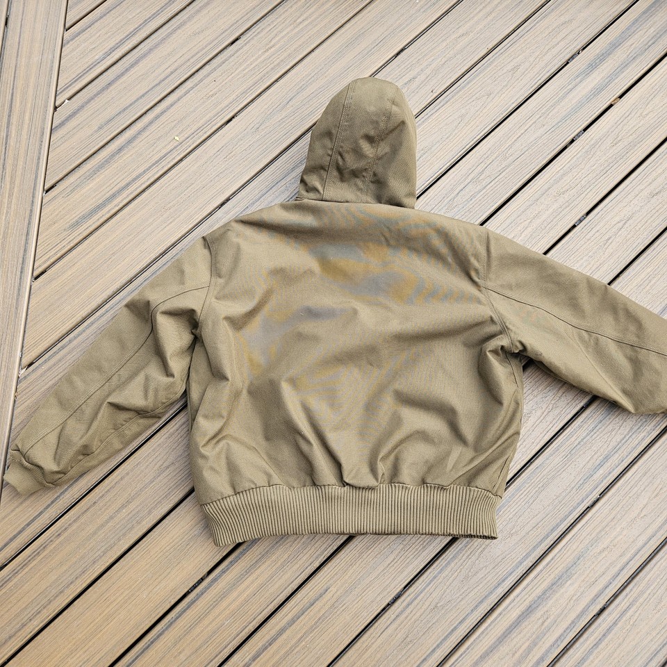 Carhartt Extremes Active Jacket J133 BRK Mens 2XL Brown Duck Hooded ...