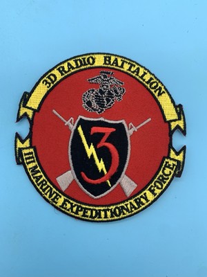 USMC 3D Radio Battalion III Marine Expeditionary Force Embroidered ...