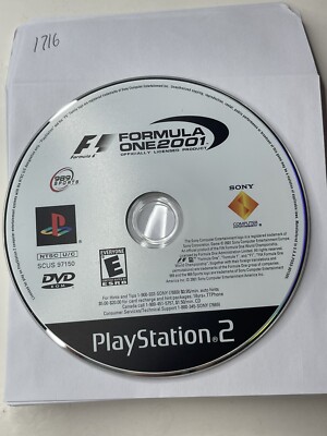 F1 Formula One - Sony PS2 PlayStation 2, 2001 Disc Only - No Tracking ...