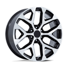 Performance Replicas PR177 24X10 6X139.7 24 78.10 GLOSS BLACK MACHINED ...