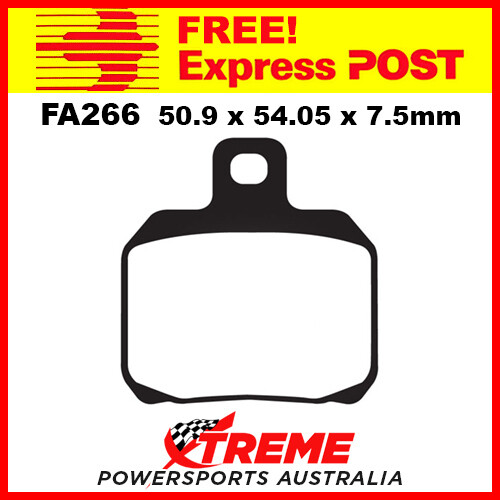 Benelli BN 600 GT 14-15 EBC HH Sintered Rear Brake Pads, FA266HH | eBay