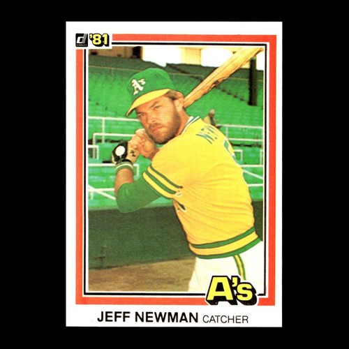 Jeff Newman 1981 Donruss Oakland Athletics #477 NM+ Vintage! | eBay