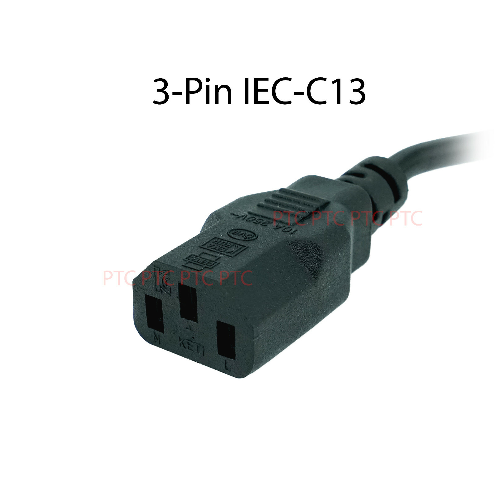 Power Cord Lead Cable 3 PIN AU 250V 10A For PC Computer TV Monitor ...