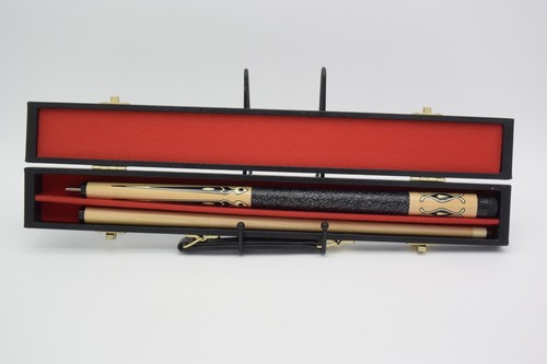 Vintage 2 Piece Short 30" Two Piece Pool Billiard Cue with Hard Case | eBay