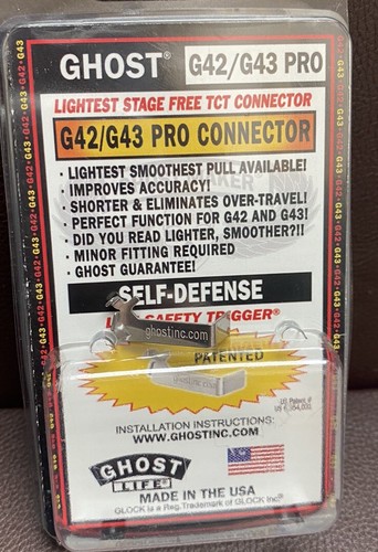 Ghost PRO G42/43 Self Defense Target Trigger Control Connector for Glock 42 $ 43 813978020013 | eBay