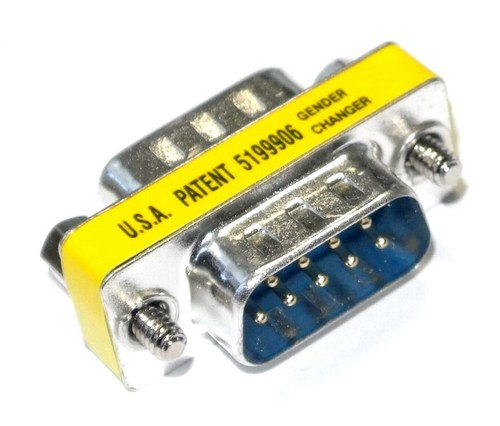 9 Pin Mini Gender Changer Adaptor Connector Male to Male 5199906 ...