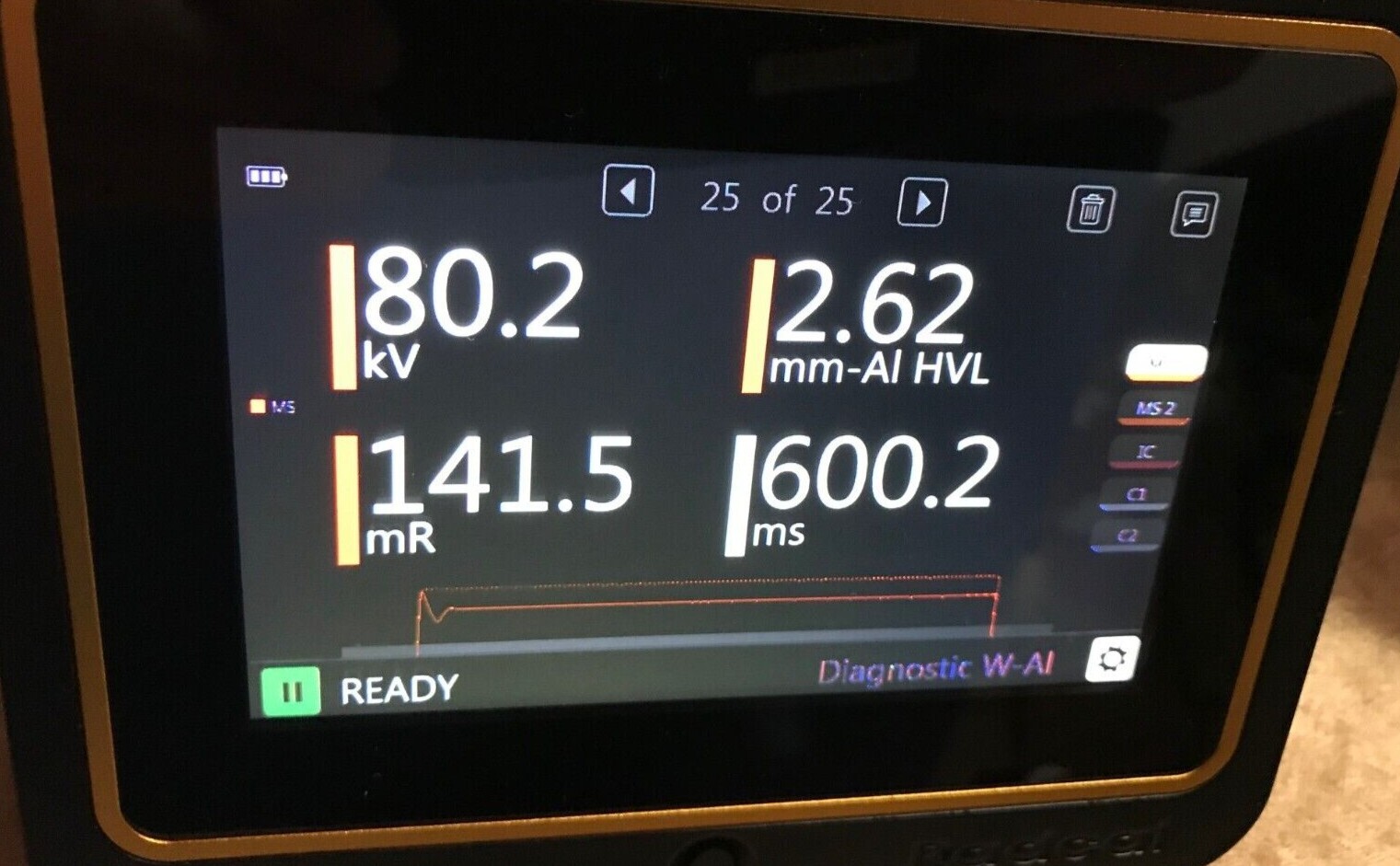 2025 Radcal TOUCH Accu-Gold Xray test meter RTI Unfors Raysafe ...