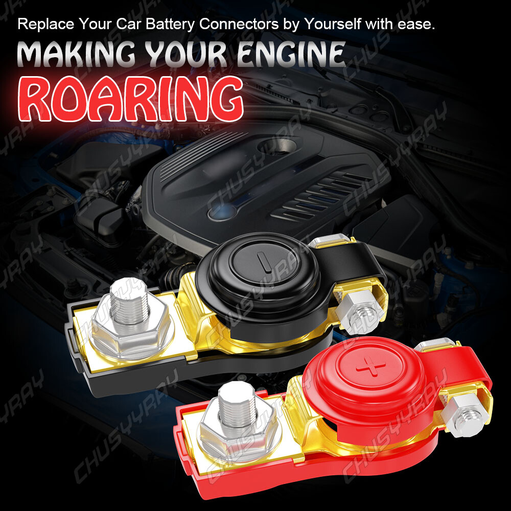 POSITIVE & NEGATIVE BATTERY TERMINALS For TOYOTA & LEXUS 9098205035 ...