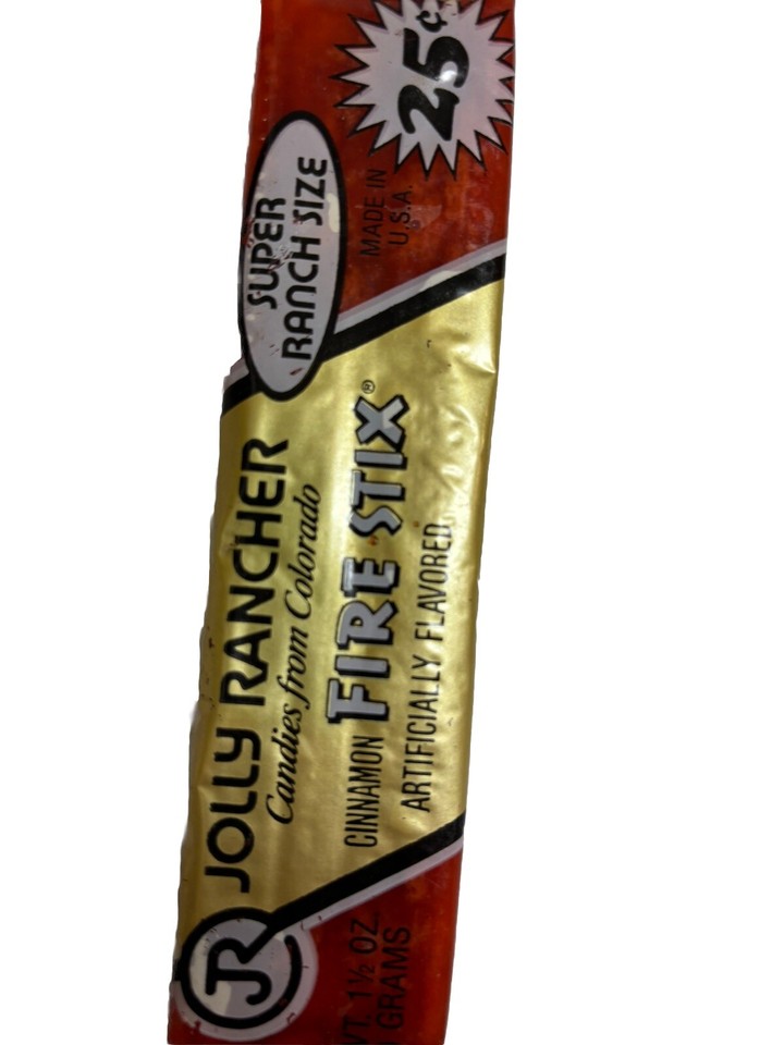 Jolly Rancher FIRE STIX 1980s (1) cinnamon candy super ranch size ...