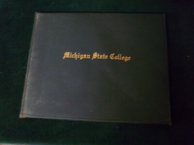 1948 Michigan State College Diploma ~East Lansing, Michigan~File NK | eBay