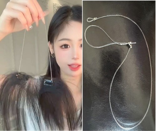 3pcs Invisible Adjustable Transparent Elastic Strap Wire for Hairline ...