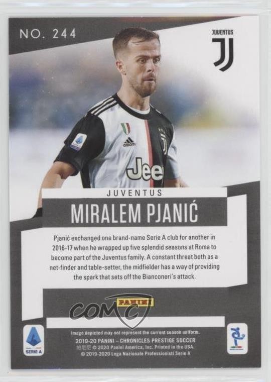 2019-20 Panini Chronicles Prestige Serie A Xtra Points Blue Miralem ...