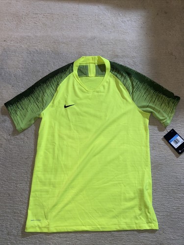 Men’s Nike Vaporknit II Strike Volt Soccer Jersey Size Medium, Shirt ...