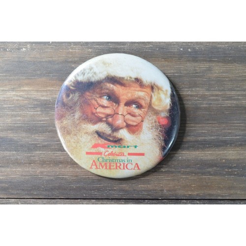 Vintage Kmart Santa Pin Celebrates Christmas America Promo | eBay