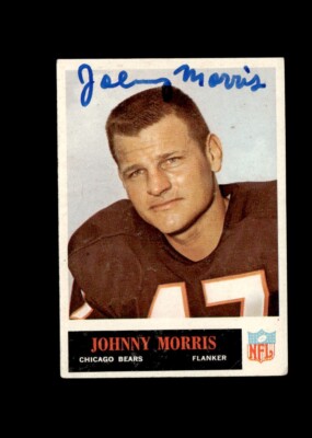 Johnny Morris 1965 Philadelphia Bears authentic autographed card | eBay