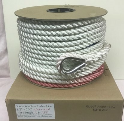 Good Windlass 1/2" x 200' Depth Color-Coded Anchor Line Kit | eBay