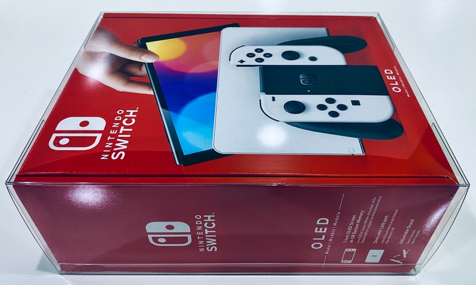 1 Console Box Protector Fits Only OLED Nintendo SWITCH Console boxes ...