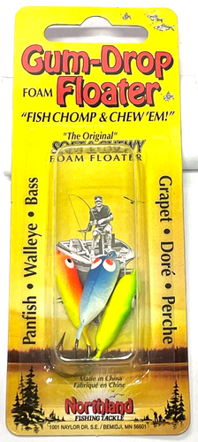 Gum-Drop Floater Foam, "Fish Chomp & Chew'Em!" The Original Soft ...