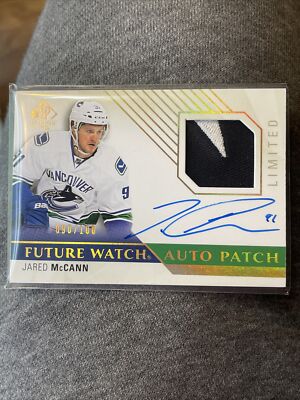 2015/16 SP Authentic Jared McCann Future Watch Patch Auto /100 | eBay
