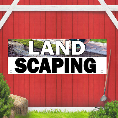 Landscaping Indoor Outdoor Vinyl Banner Design | eBay