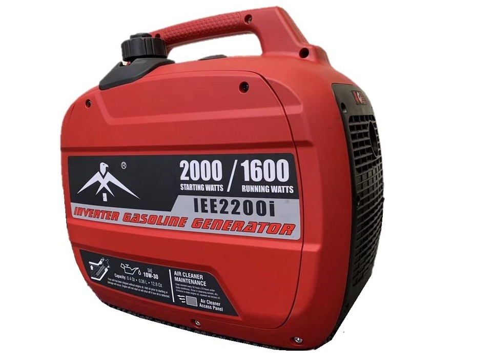 I.E.E. 2200I 2000W Gas-Powered Portable Inverter Generator Small Super ...