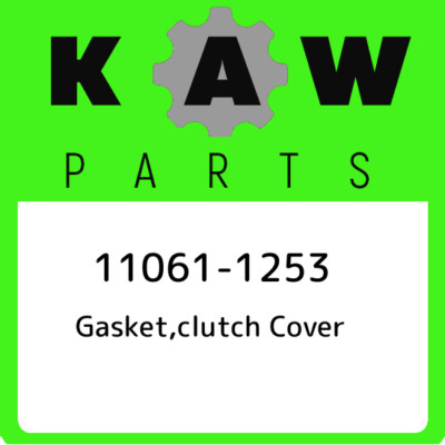 11061-1253 Kawasaki Gasket,clutch cover 110611253, New Genuine OEM Part ...