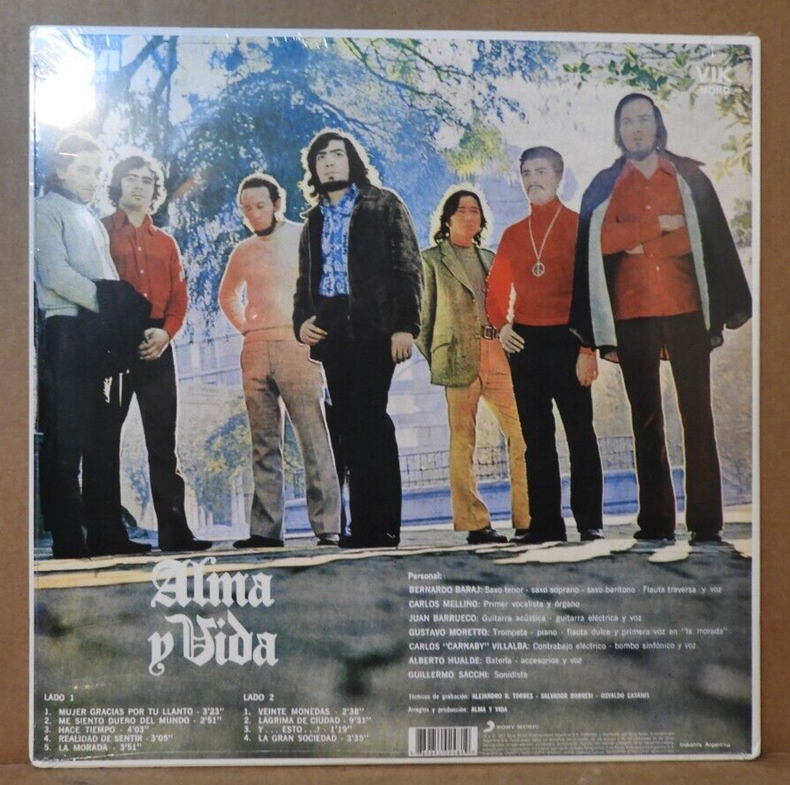 ALMA Y VIDA "S/T" 2016 (SONY/RE/LZP1196/ARGENTINA) NEW/SEALED!! | eBay