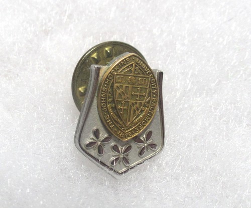 Vintage The Johns Hopkins University 1876 Lapel Pin CTO 1/10 10K | eBay