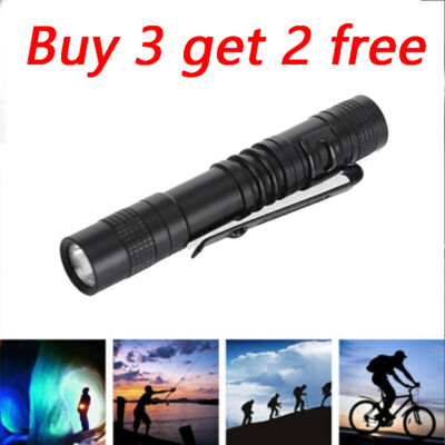 Portable Tactical Flashlight Mini Super Bright Penlight Small LED Torch ...
