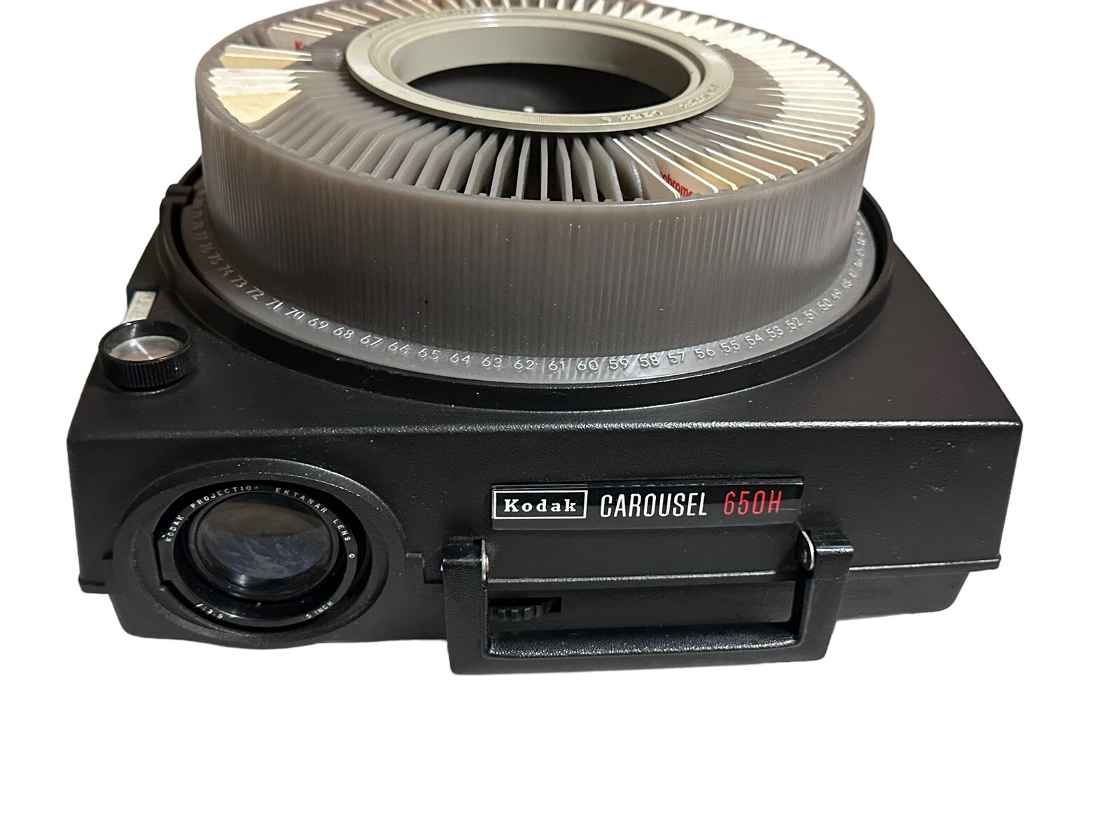 Kodak Carousel 650H Black Portable Slide Projector Cord. For Parts Or ...