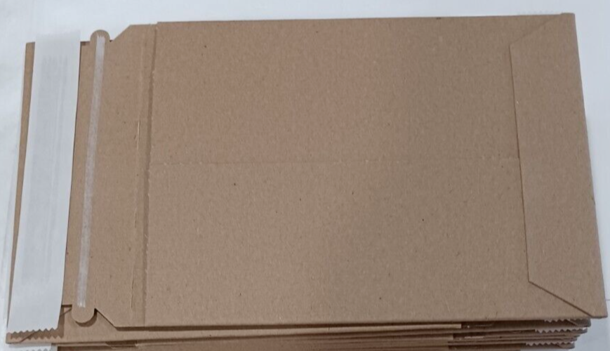5 NEW 6x8 inch Rigid Self-Seal Flat Cardboard Photo Mailer Envelopes | eBay