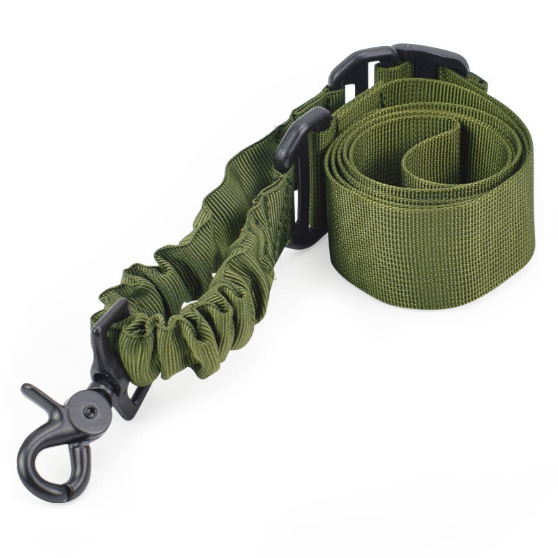 Tactical Single One Point Rifle Sling / QD Push Button Sling Swivel ...