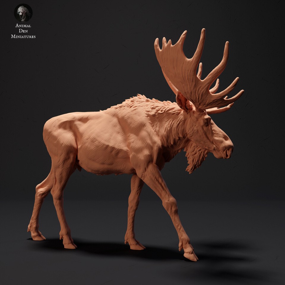 HO Scale North American Wild Animals 3d printed Unpainted Miniatures ...