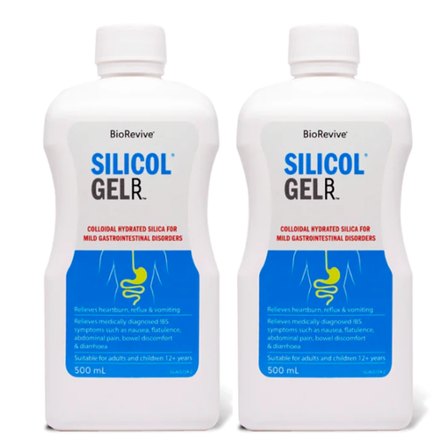 2 x BioRevive Silicol®Gel 500ml - IBS and Heartburn Relief with ...