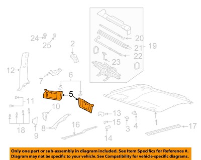 FORD OEM 04-08 F-150,Mark LT Cab Interior Trim-Sunvisor 4L3Z1504104CAB ...