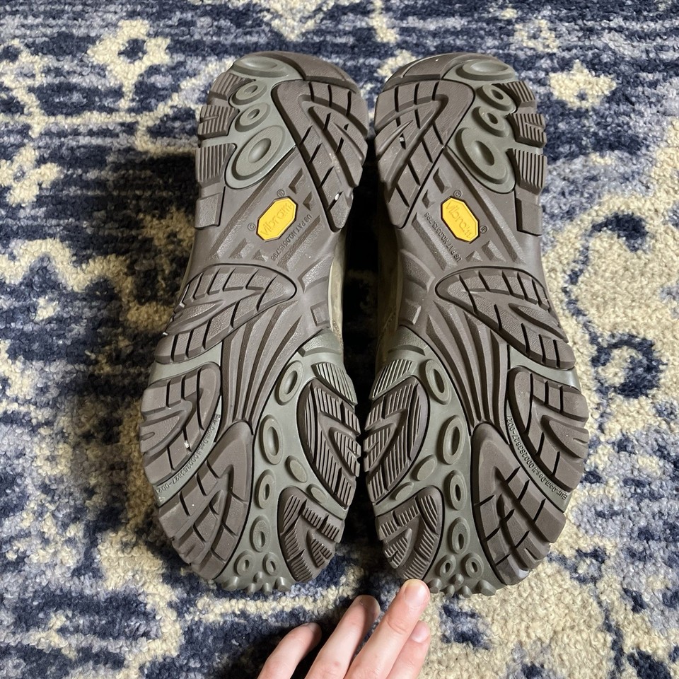 Merrell Moab Adventure Moc Mens 12 Shoe Dark Olive J91835W Hiking ...