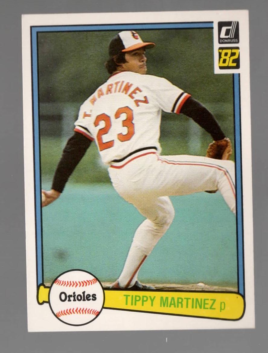 1982 Donruss Tippy Martinez Baltimore Orioles #205 Near Mint or Better | eBay