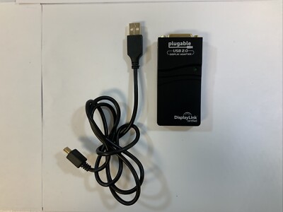 Plugable USB 2.0 VGA Adapter for Multiple Monitors - A4D | eBay