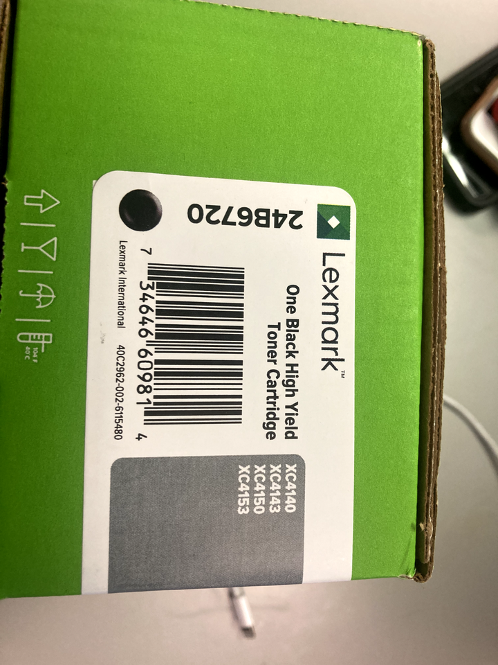 Lexmark 24B6720 Black Toner Cartridge 734646609814 | eBay UK
