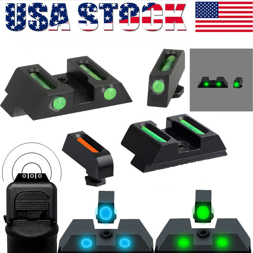 Night Sights Glow In Dark for GLOCK 19 17 20 22 24 26 27 29 30 34 35 36 ...