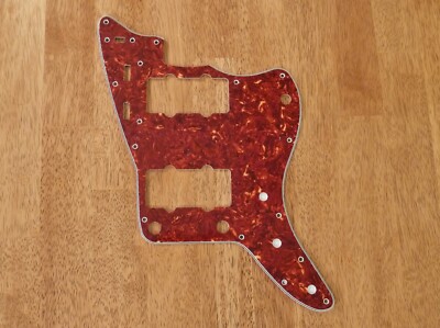 PICKGUARD RED TORTOISE SHELL 4 PLY FOR FENDER JAZZMASTER | eBay