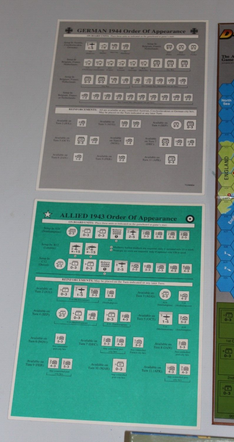 Avalon Hill WWII D-Day Board Game Smithsonian 1991 Edition WW2 | eBay