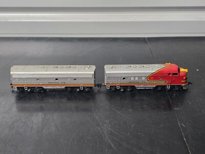 Mantua TYCO HO Scale Santa Fe F7 Diesel Locomotive Model Train Engine | eBay