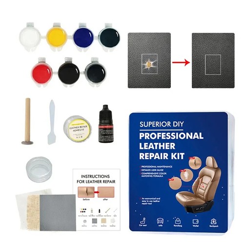 Car Liquid Leather Repair Kit Skin Refurbish Tools for Car Seat Coats ...