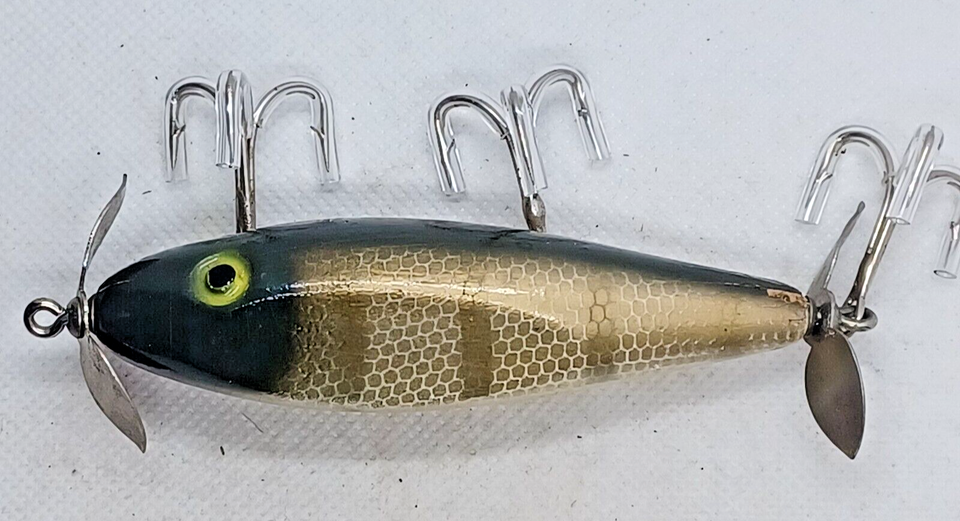 Herter's Injured Minnow Vintage Fishing Lure Crippled Killer Wood Pike ...