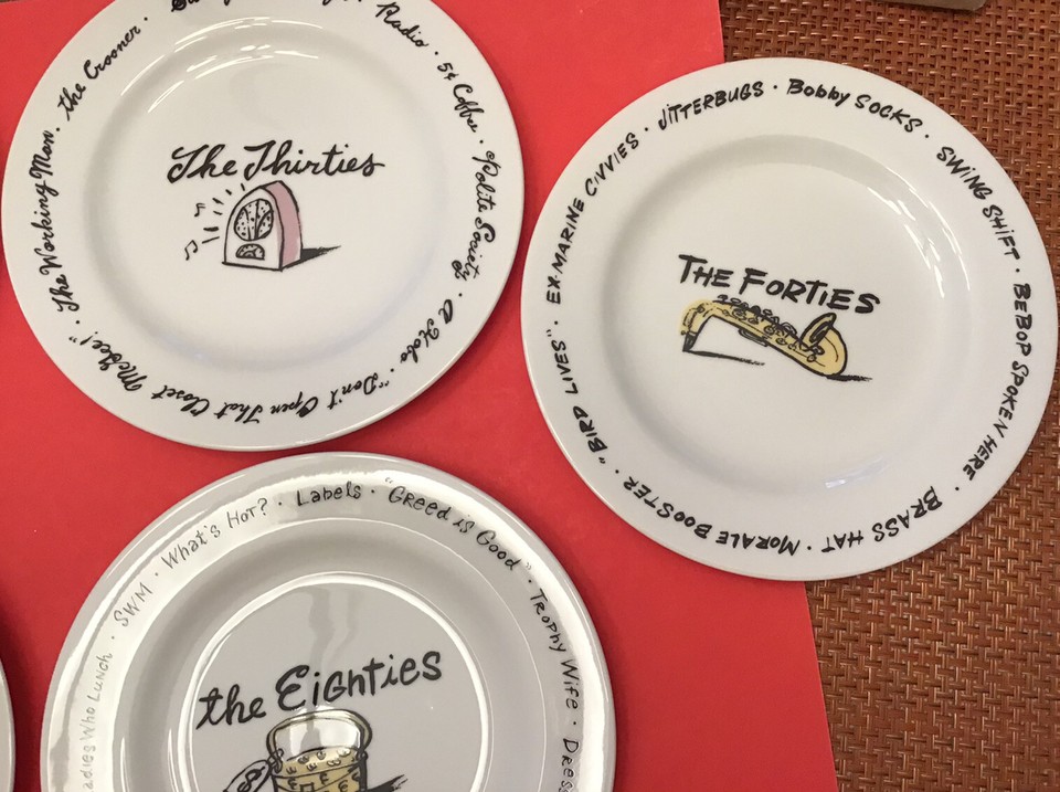 Pottery Barn MILLENIUM DECADE Salad Dessert Luncheon Plates Set of 10 ...