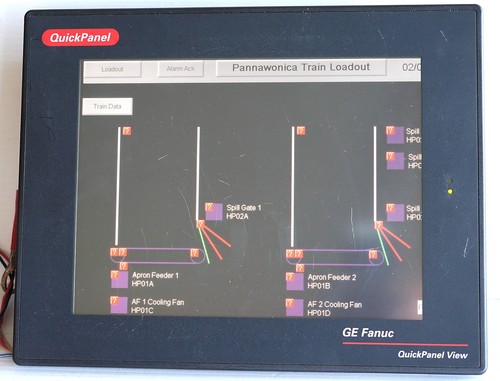 GE Fanuc ES1221 QuickPanel View Operator Interface Display Screen | eBay
